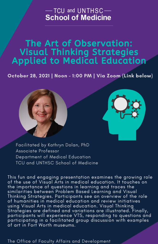 The Art of Observation: Visual Thinking Strategies Applied to Medical ...